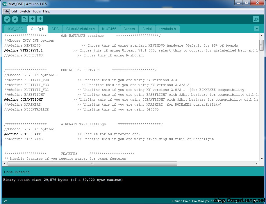 Настраиваем Micro MinimOSD, RSSI, тюнинг PID через OSD (перевод ...