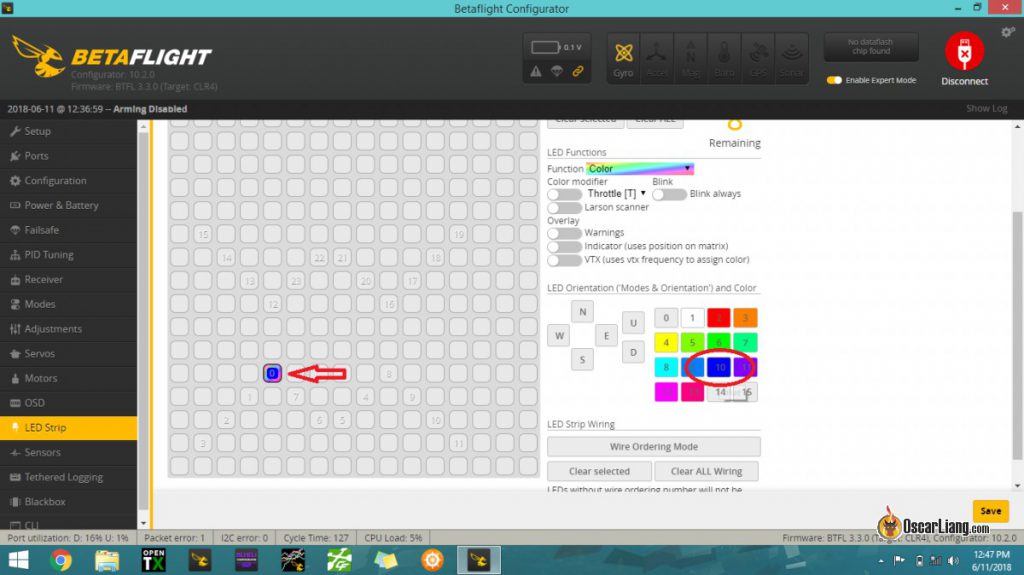 Добавляем RGB светодиоды на коптер и настраиваем их в Betaflight ...