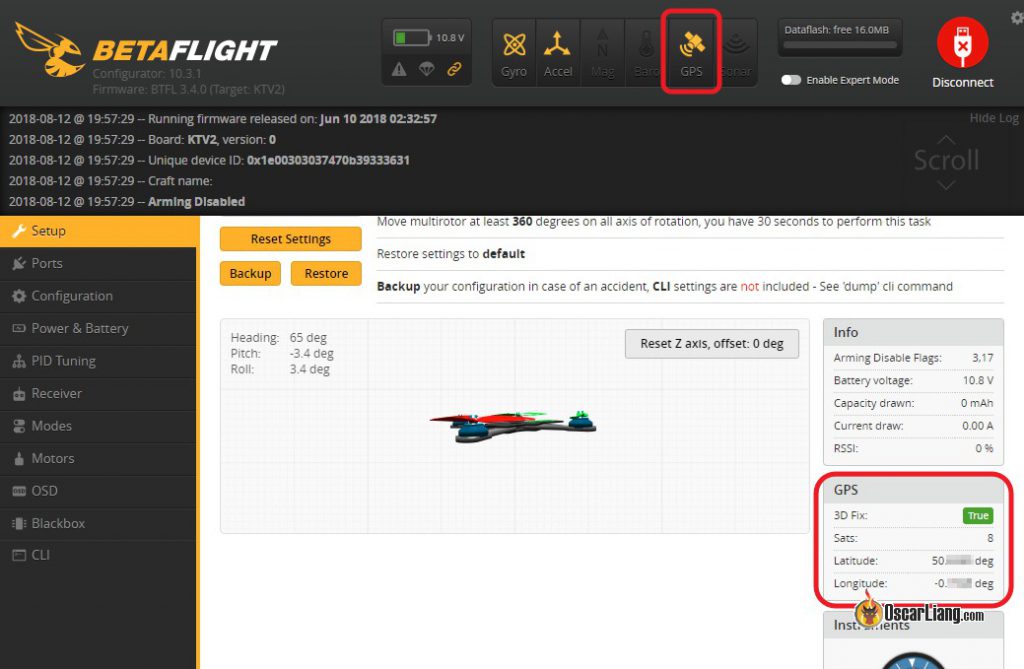 Настраиваем GPS в Betaflight для мини коптеров | RCDetails Blog